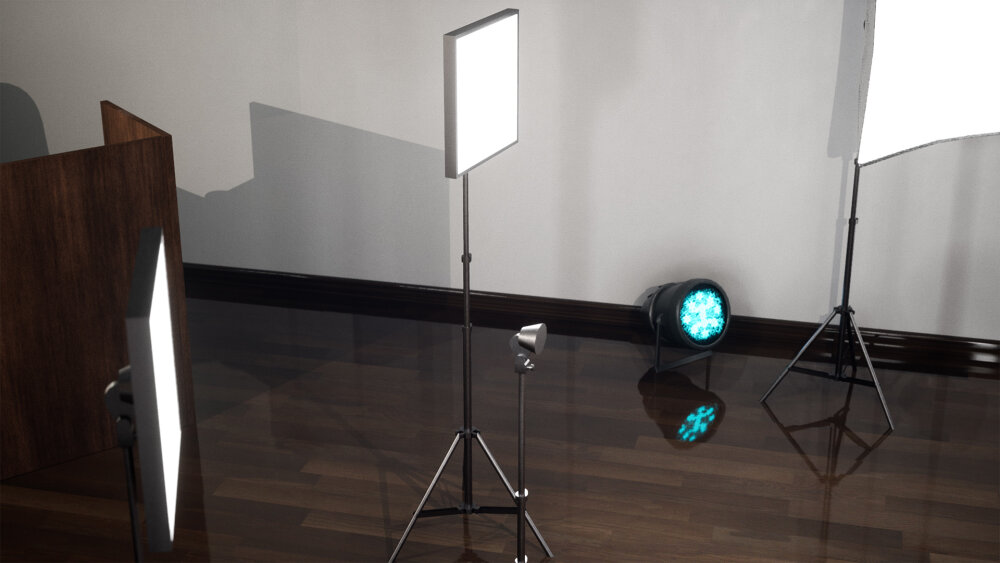 Studio Lighting 22 Assets 3D model - Download Lamp on 3DModels.org