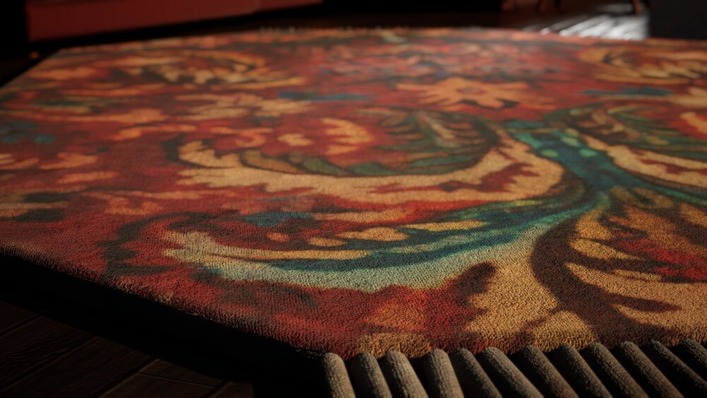 Turkish Carpets 12 Assets 3D model - Download Carpets on 3DModels.org