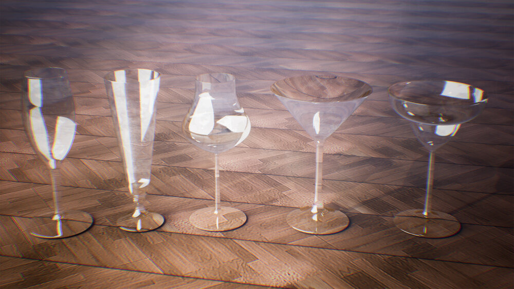 Ultimate Glass Props 135 Variations 3D model - Download Tableware on ...