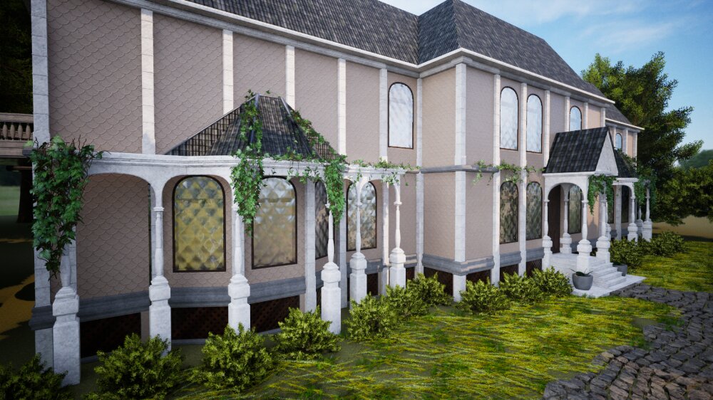 Victorian House Exterior 43 Assets 3D model - Download Buildings on ...