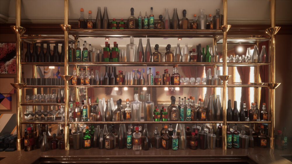 Vintage Bar 35 Assets 3D model - Download Buildings on 3DModels.org