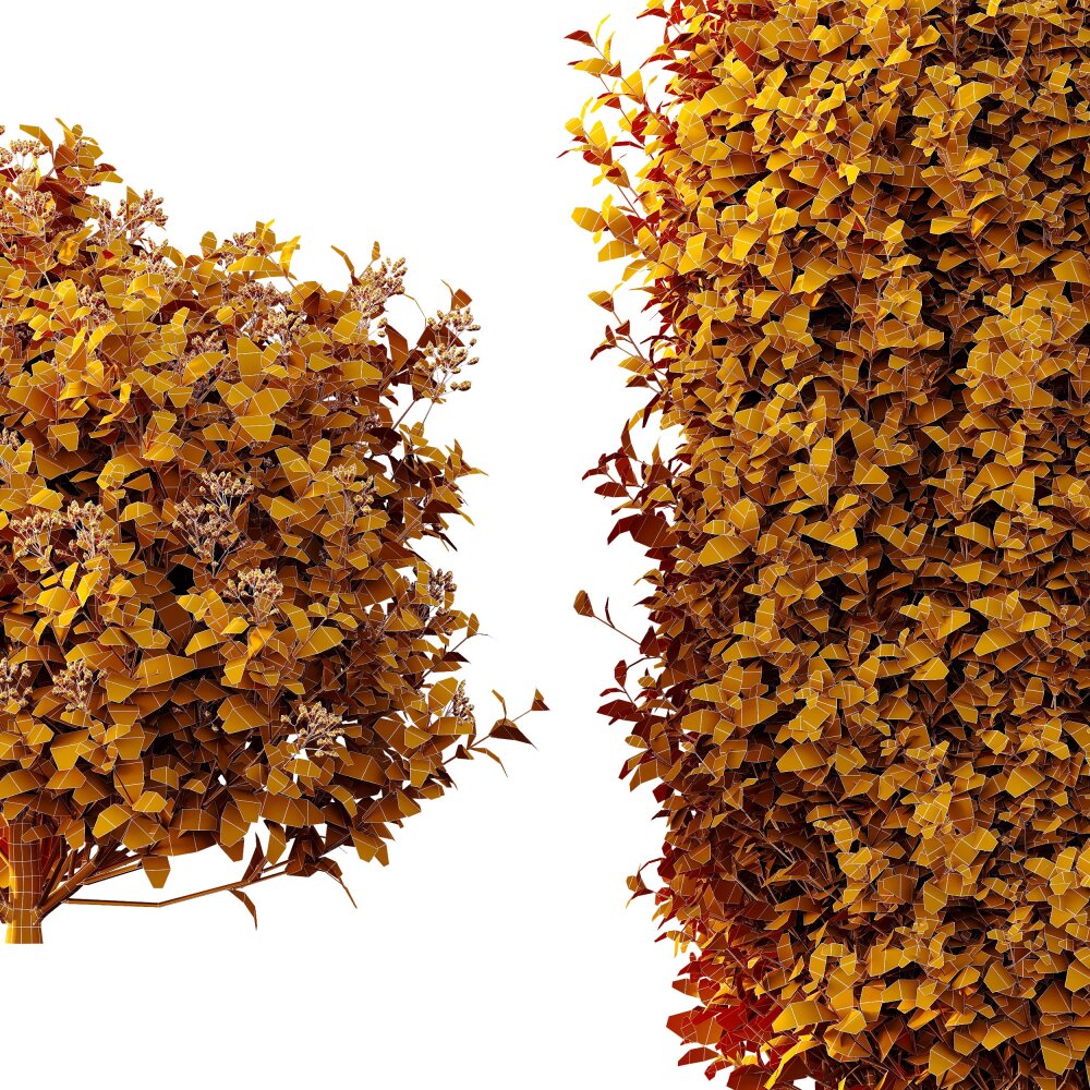 Diverse Shaped Evergreen Bushes Collection 3D model - Download Bushes ...