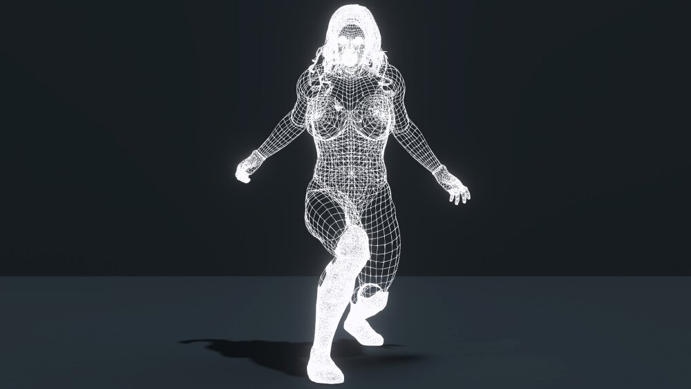 Red She Hulk 3D model - Download Character on 3DModels.org