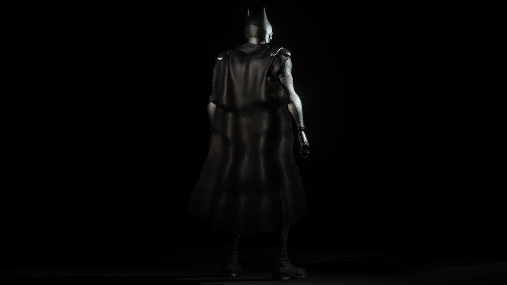 Batman Prototype Armor 3D model - Download Character on 3DModels.org
