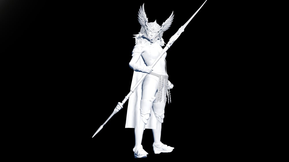 Valkyrie 3D model - Download Mythological creatures on 3DModels.org