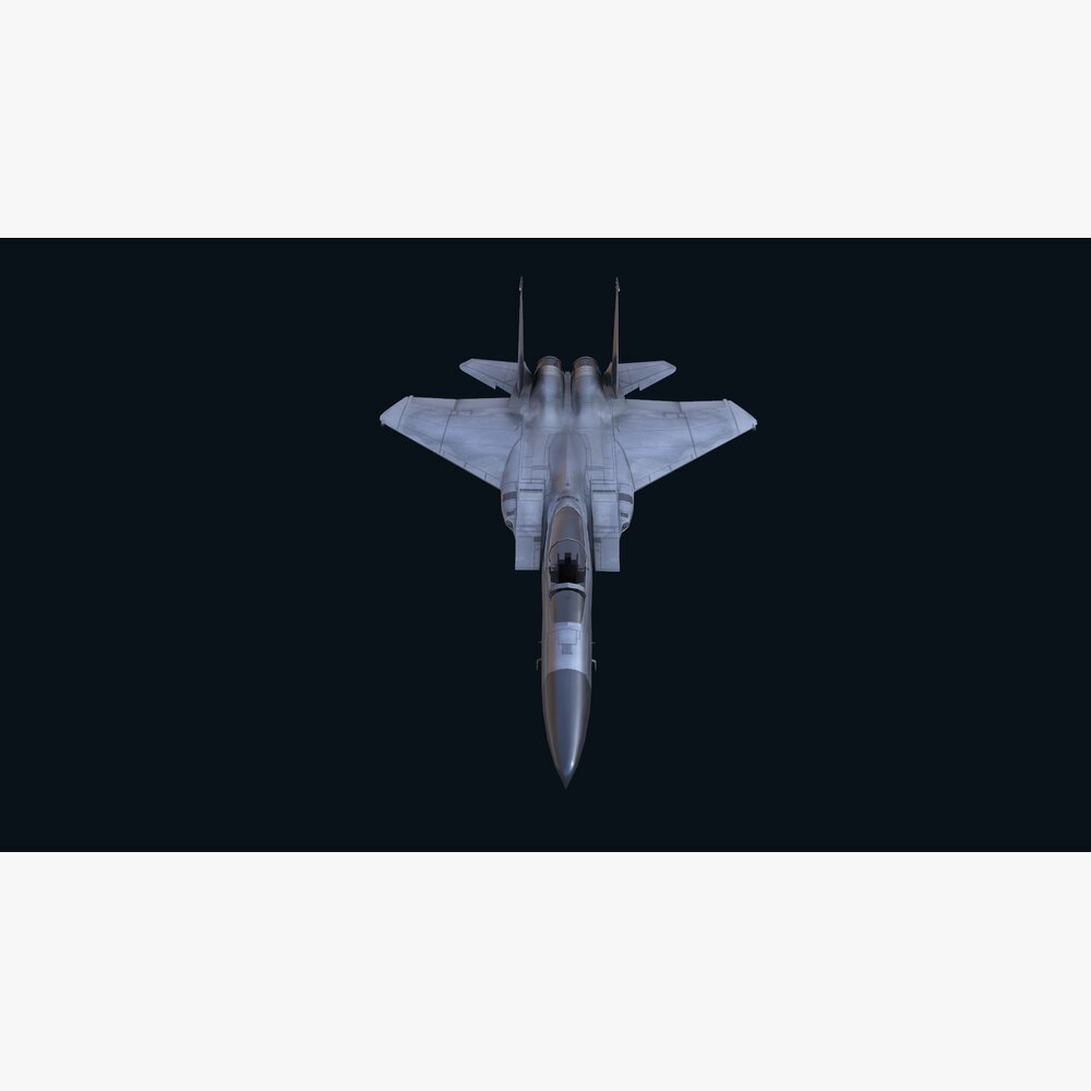 F15 Eagle VR AR Low poly 3D model - Download Fighter on 3DModels.org