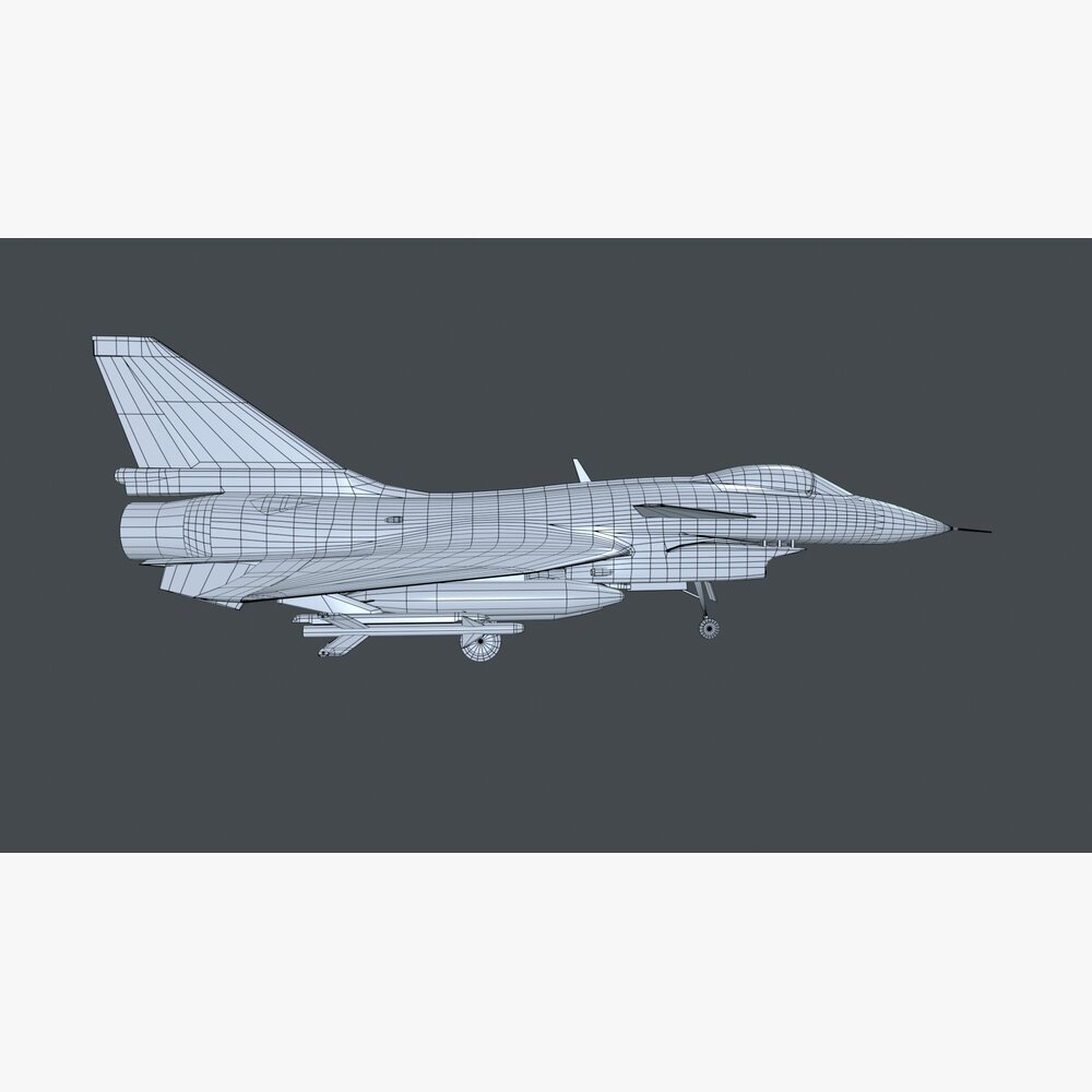 J10 Vr Ar Low Poly 3D model - Download Fighter on 3DModels.org