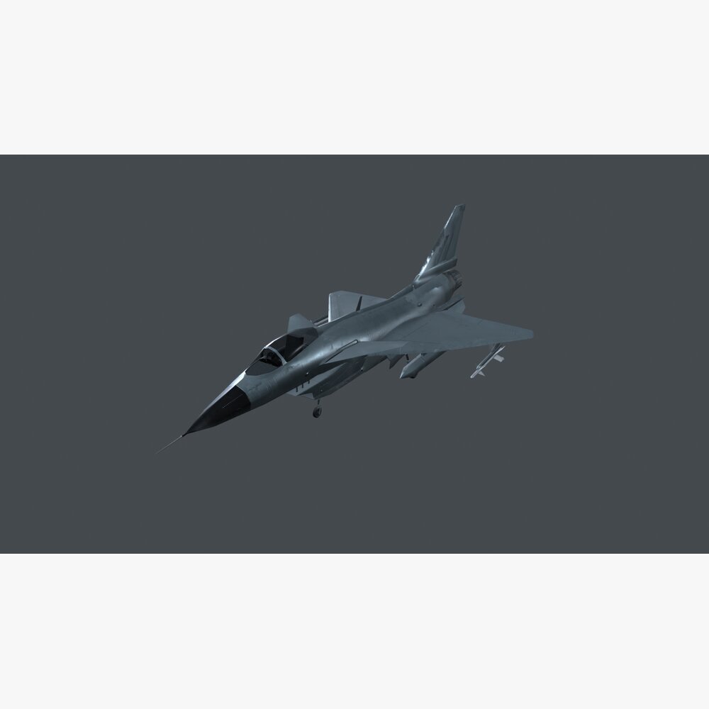 J10 Vr Ar Low Poly 3D model - Download Fighter on 3DModels.org