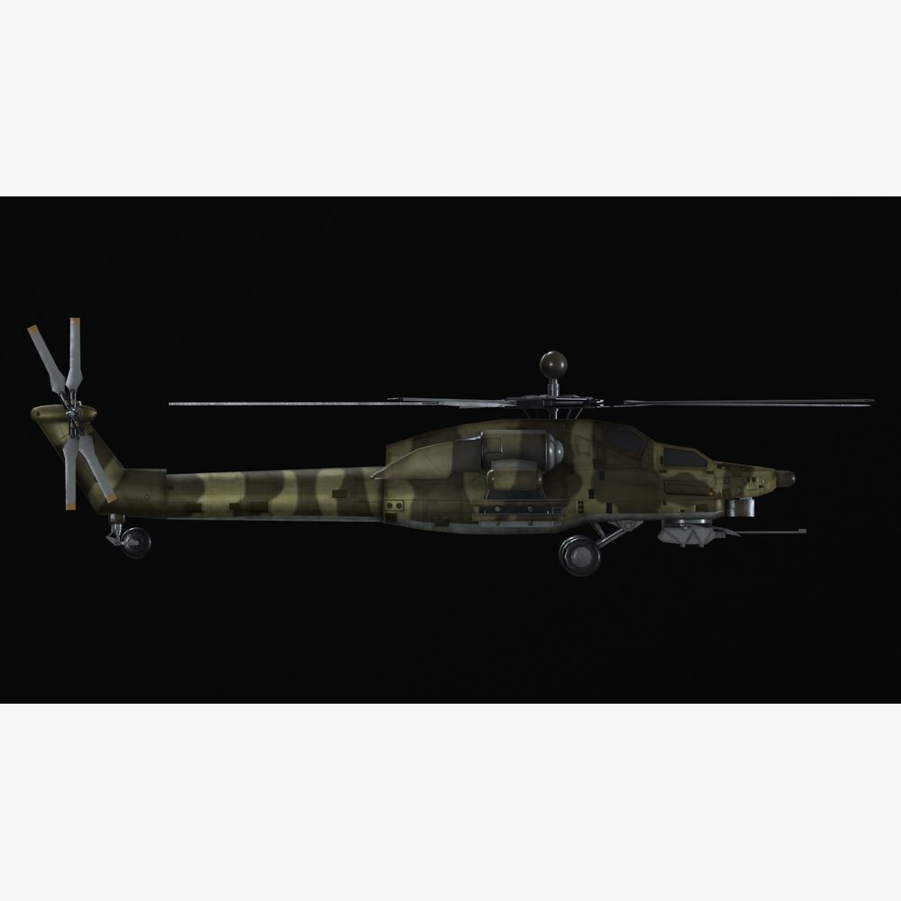 Mi 28 Havoc VR AR Low poly 3D model - Download Helicopter on 3DModels.org