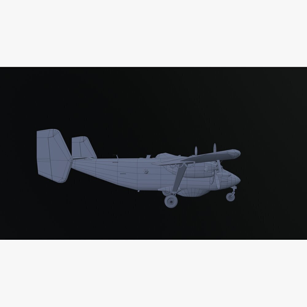 Aeronave PZL M28 Low Poly Modelo 3D - Descargar Avión de carga on ...
