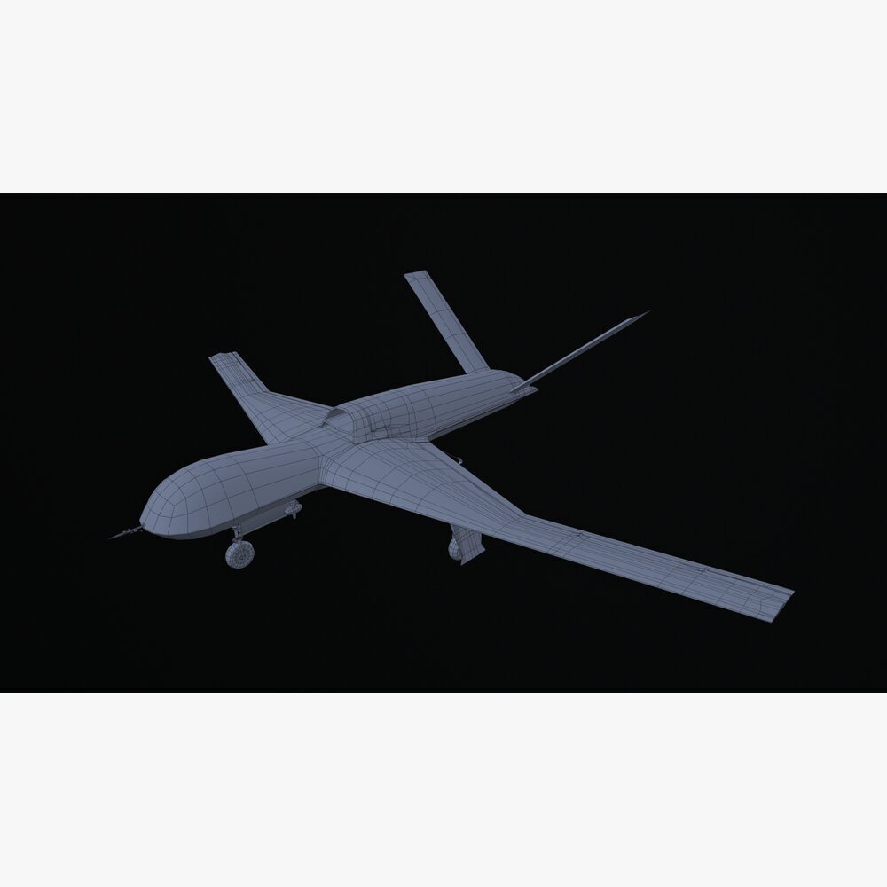 Uav Mq-20 Avenger Vr Ar Low Poly 3D model - Download UAV on 3DModels.org