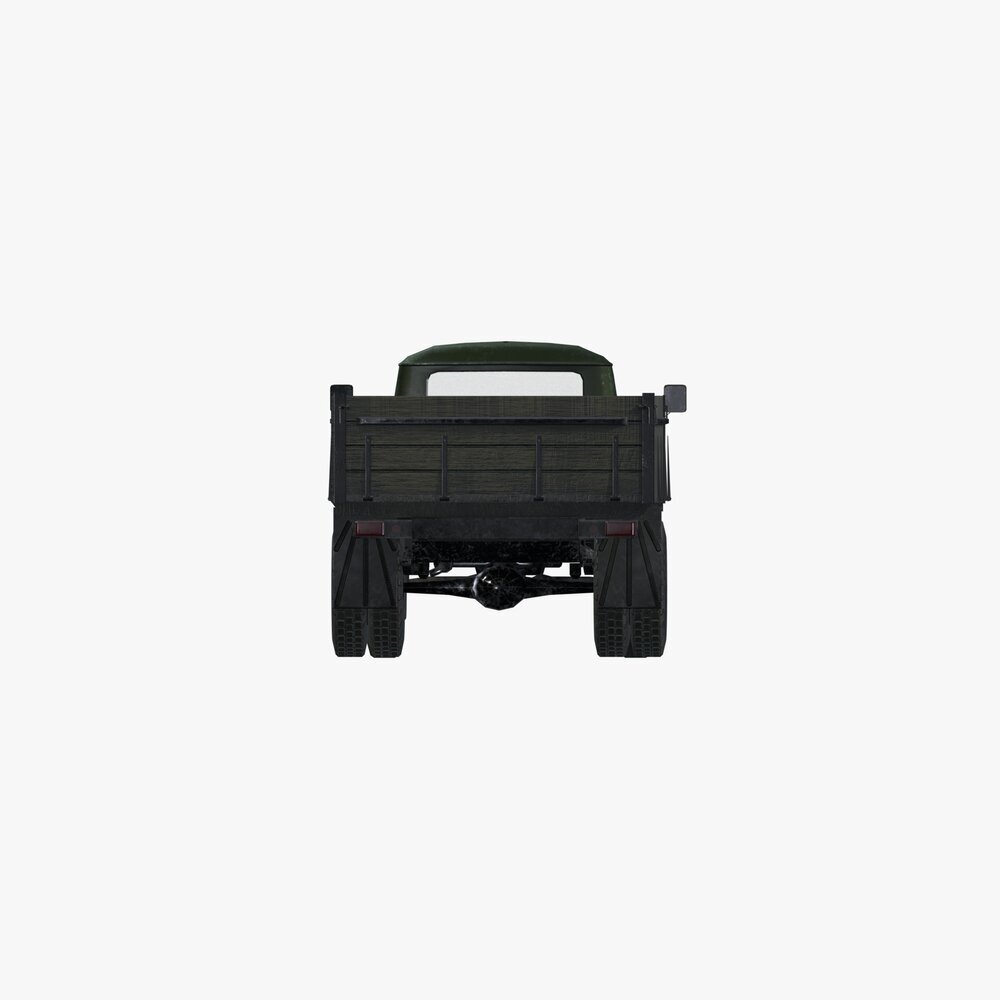 Zil 130 Vr Ar Low Poly 3D model - Download Army Truck on 3DModels.org