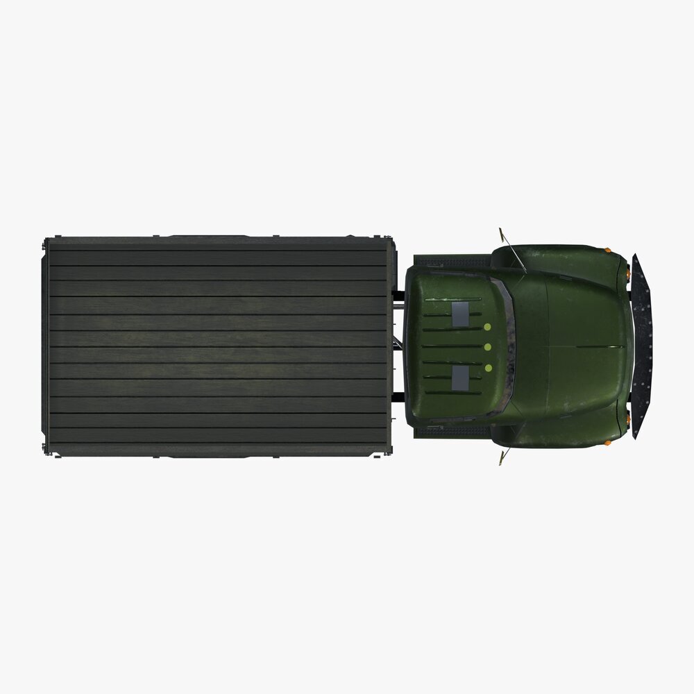 Zil 130 Vr Ar Low Poly 3D model - Download Army Truck on 3DModels.org