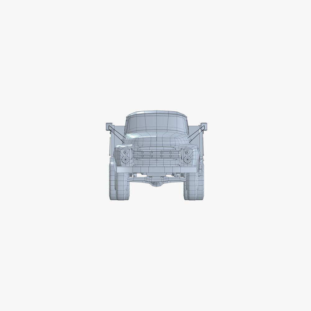 Zil 130 Vr Ar Low Poly 3D model - Download Army Truck on 3DModels.org