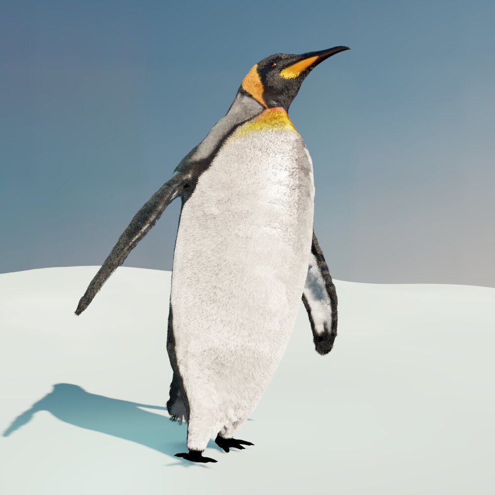 King Penguin 3D model - Download Birds on 3DModels.org