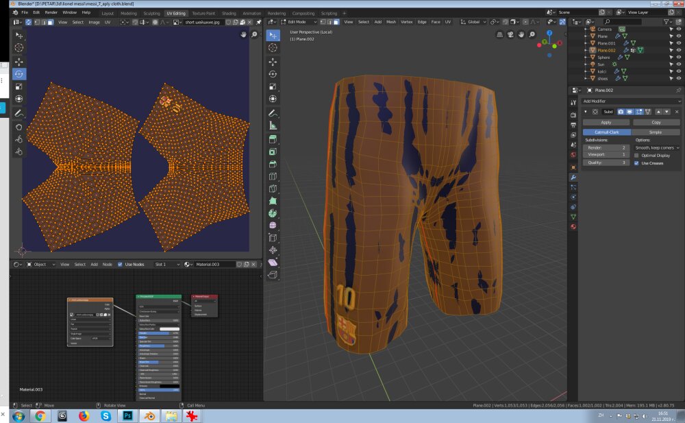 Lionel Messi Jugador del Barcelona Modelo 3D - Descargar Character on ...
