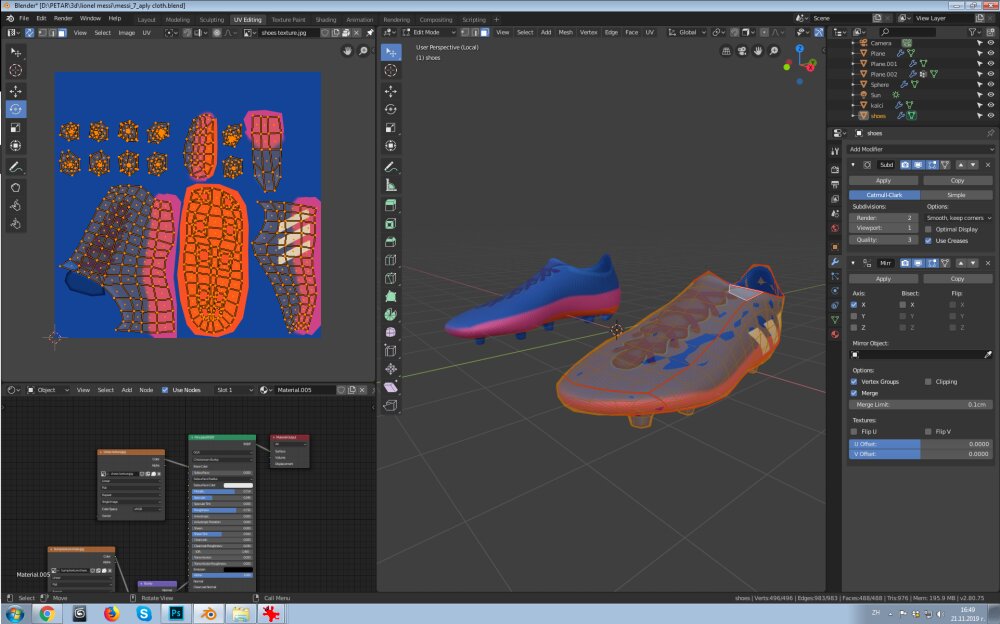 Messi Modelo 3D - Descargar Character on 3DModels.org