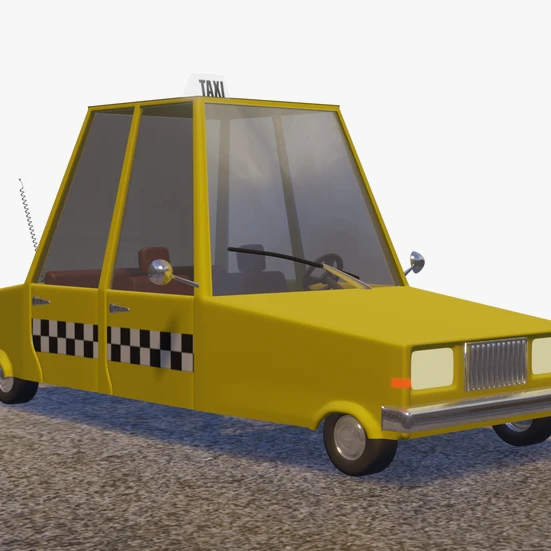 タクシー 3Dモデル ダウンロード - 3DModels.org