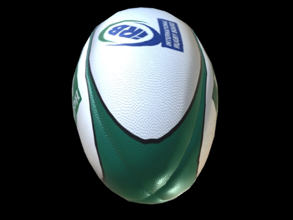 Heineken Cup Rugby Ball with Official Logos 3D model - Download Sports ...