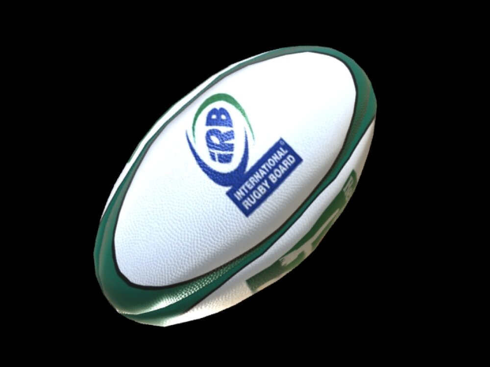 Heineken Cup Rugby Ball with Official Logos 3D model - Download Sports ...