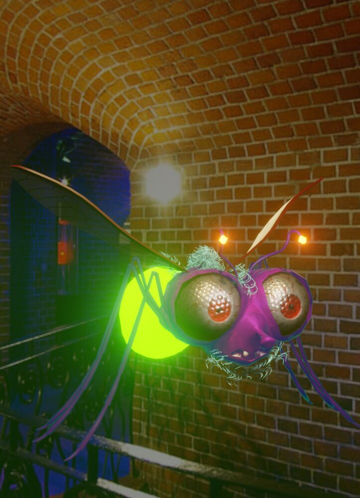 Stylized Firefly 3D model - Download Cartoon characters on 3DModels.org