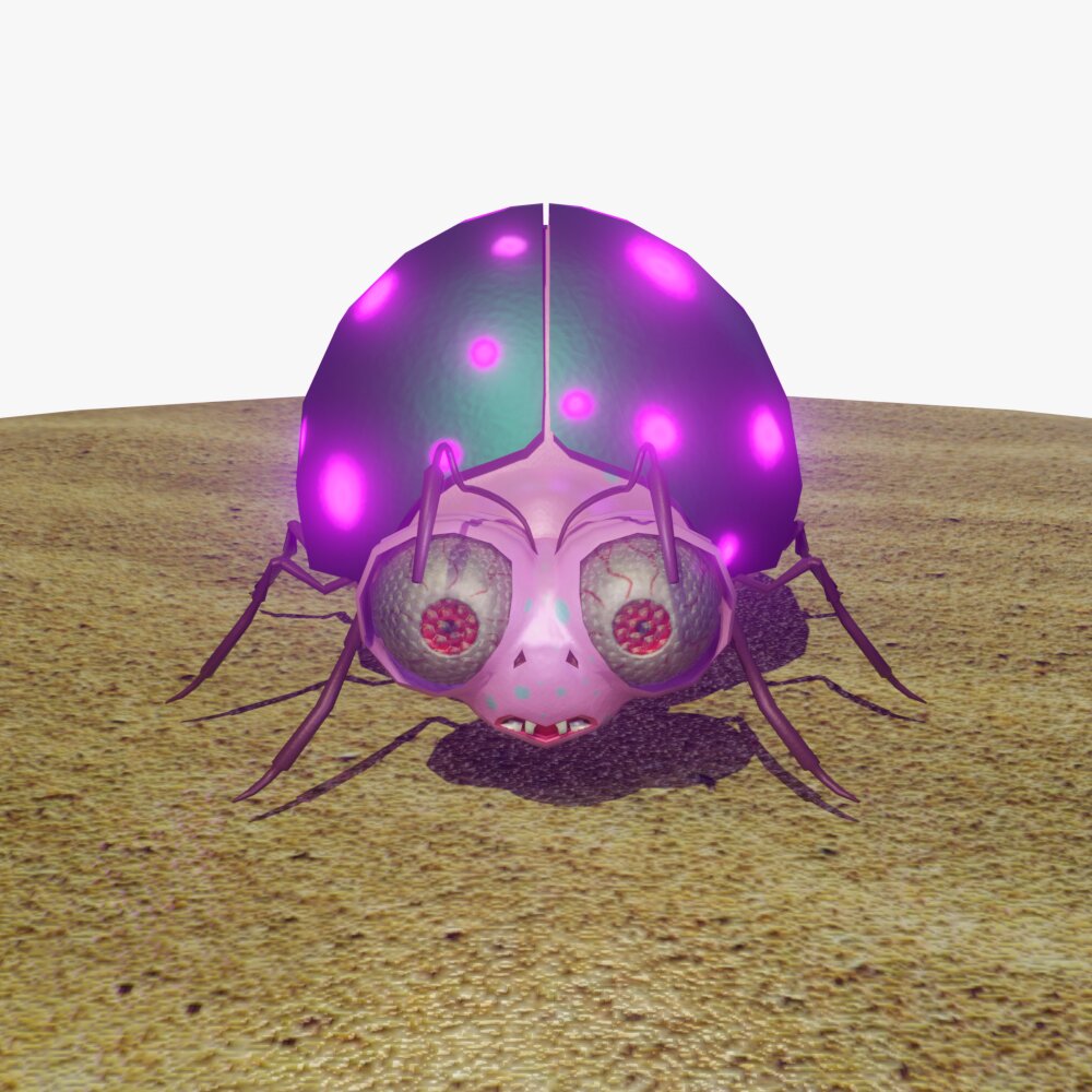 Stylized Ladybug Modelo 3D - Descargar Personajes de caricatura on ...