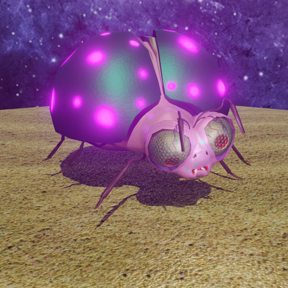 Stylized Ladybug Modelo 3D - Descargar Personajes de caricatura on ...