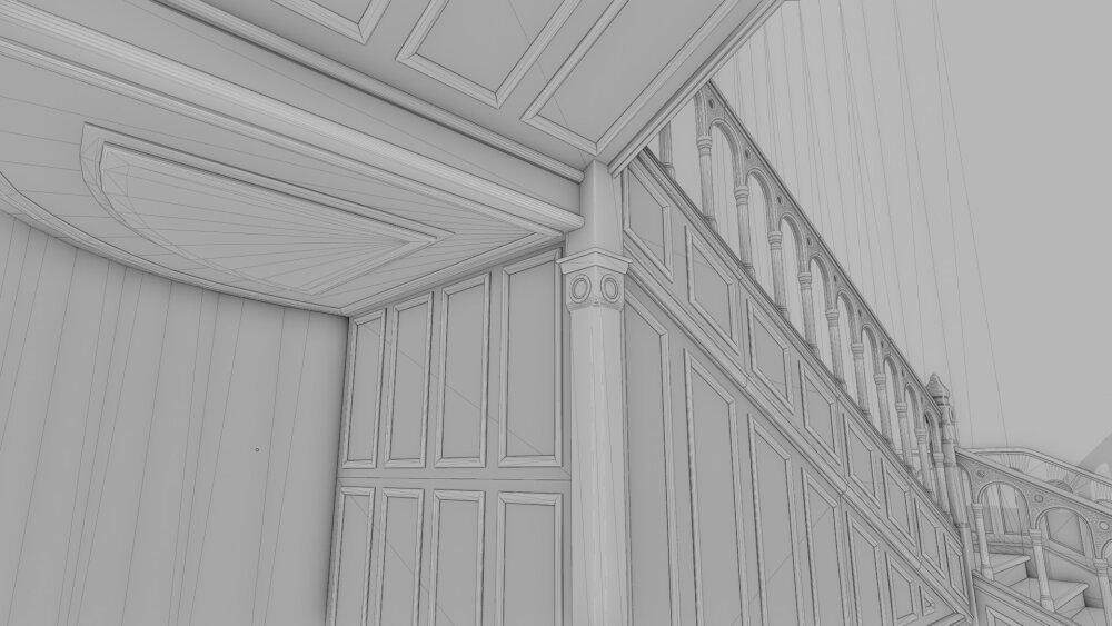 Wooden Staircase – Modular Asset Extended 3D model - Download Building ...