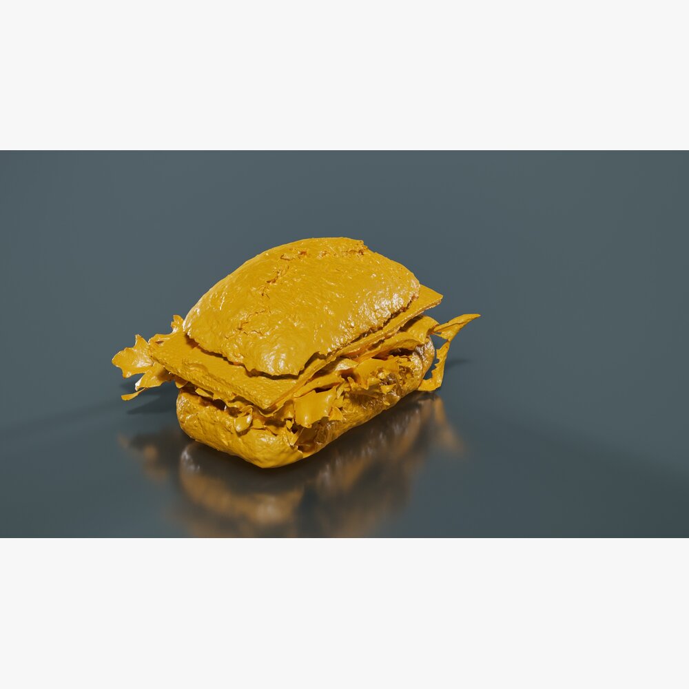 Cheese Sandwich 3D 모델 - 다운로드 패스트 푸드 on 3DModels.org