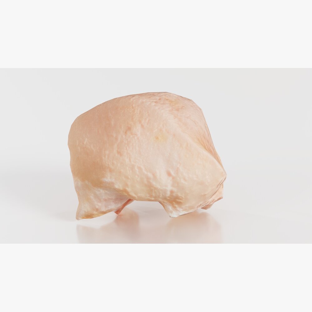 Raw Chicken Breast 3D model - Download Meat And Poultry on 3DModels.org
