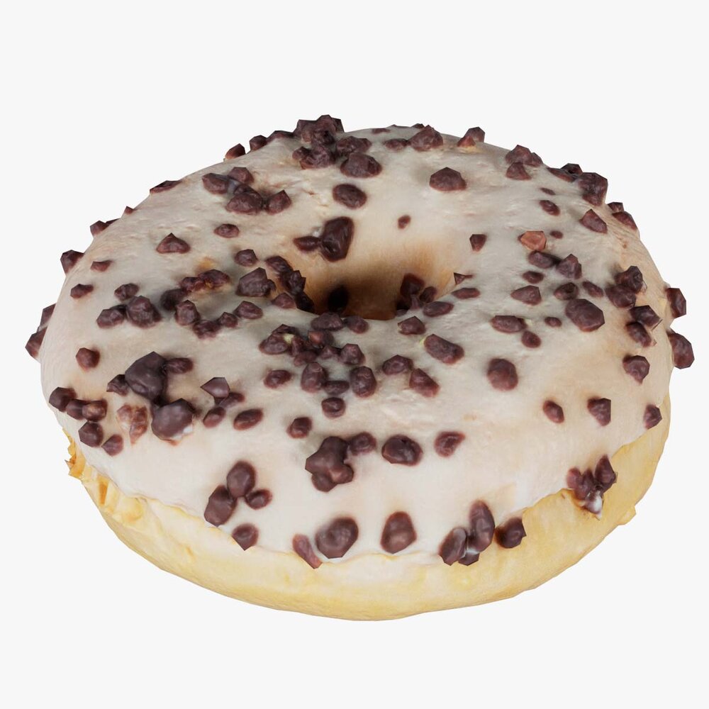 Contrast Donut 3D model - Download Dessert on 3DModels.org