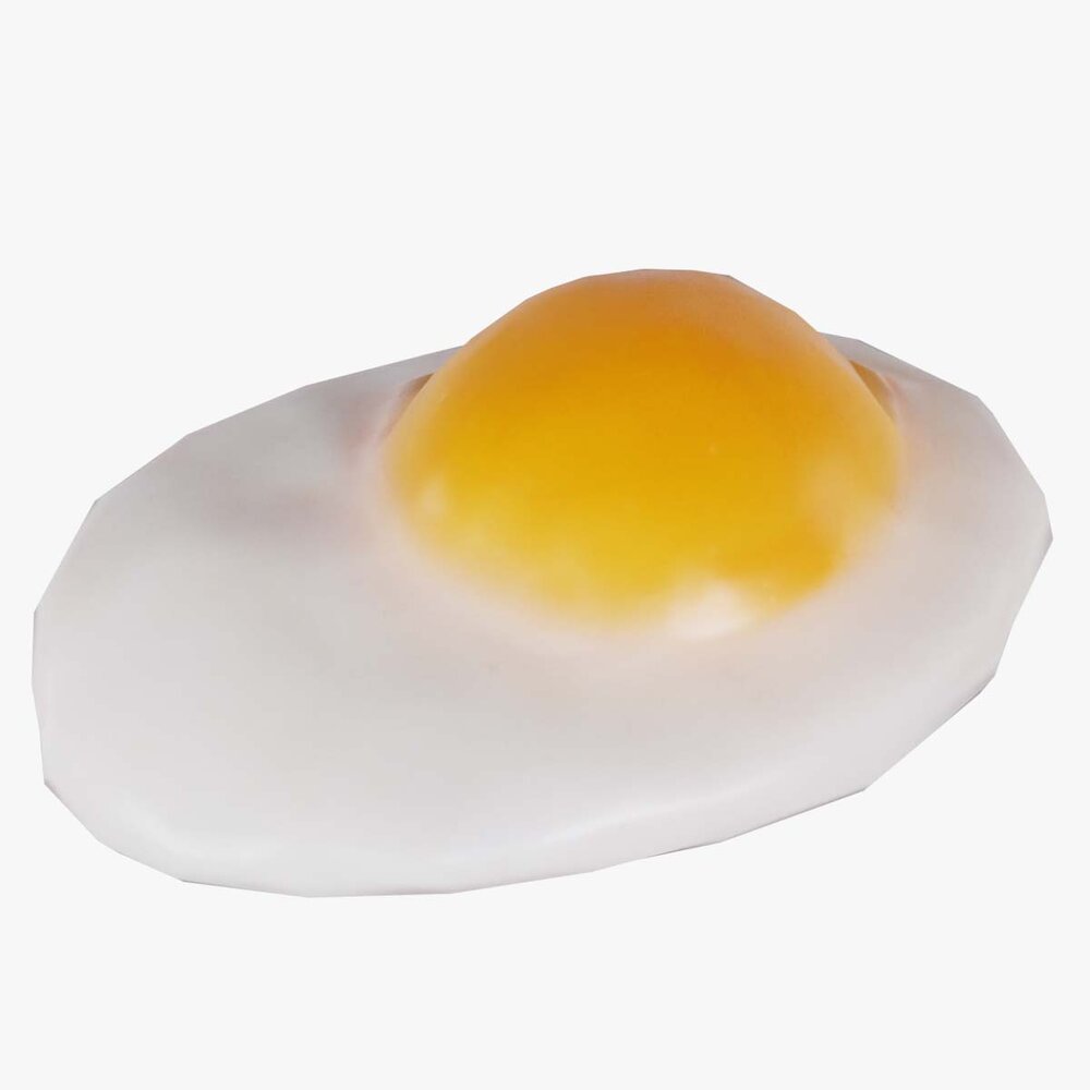 Egg Omelet Candy 3D model - Download Dessert on 3DModels.org