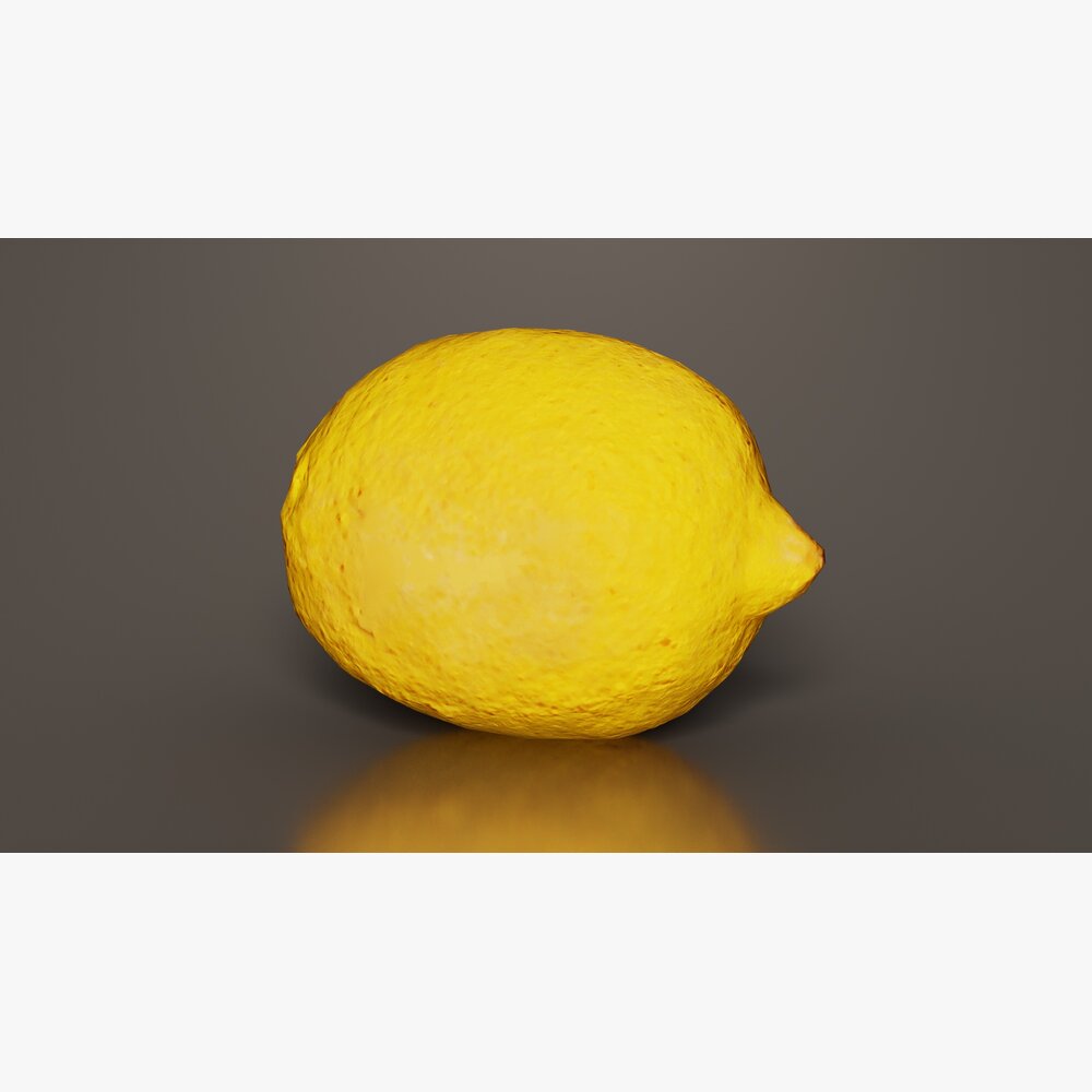Limón Escaneado Modelo 3D - Descargar Fruta on 3DModels.org