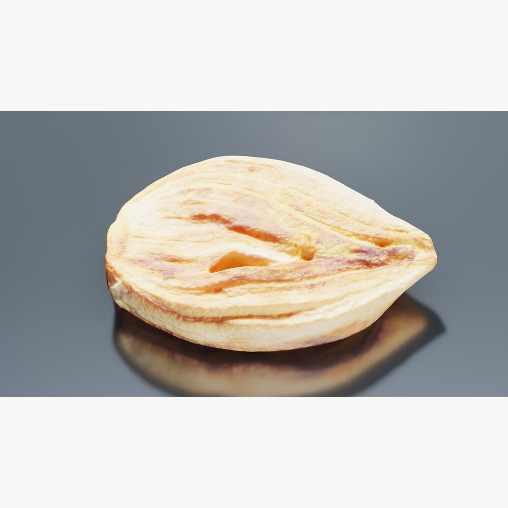 Onion Slice Baked 3D model - Download Vegetables on 3DModels.org