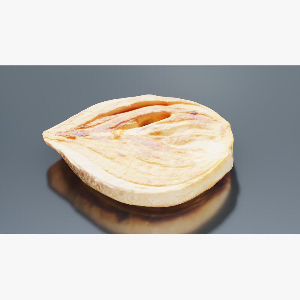 Onion Slice Baked 3D model - Download Vegetables on 3DModels.org