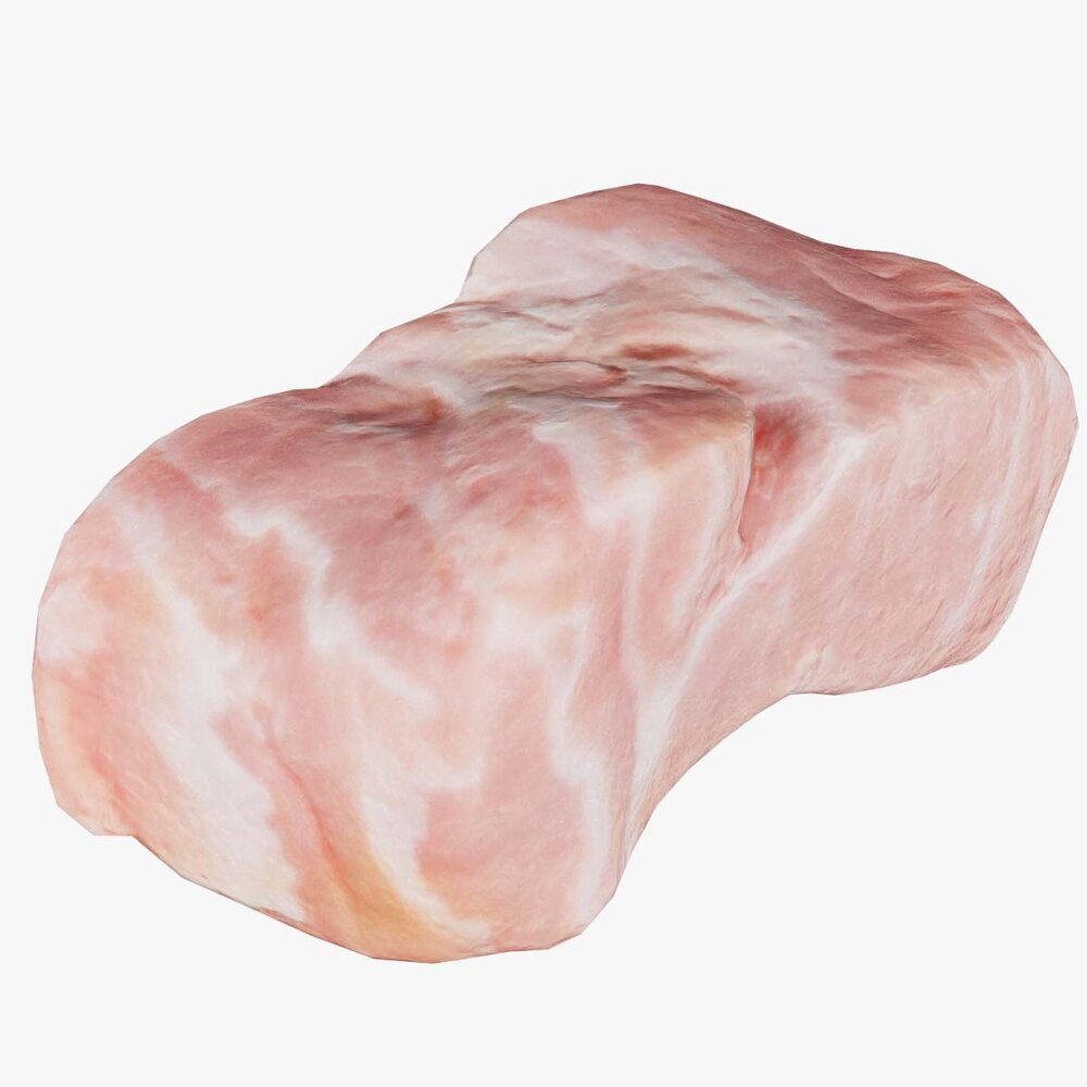 Red Veiny Meat 3 3D model - Download Meat And Poultry on 3DModels.org