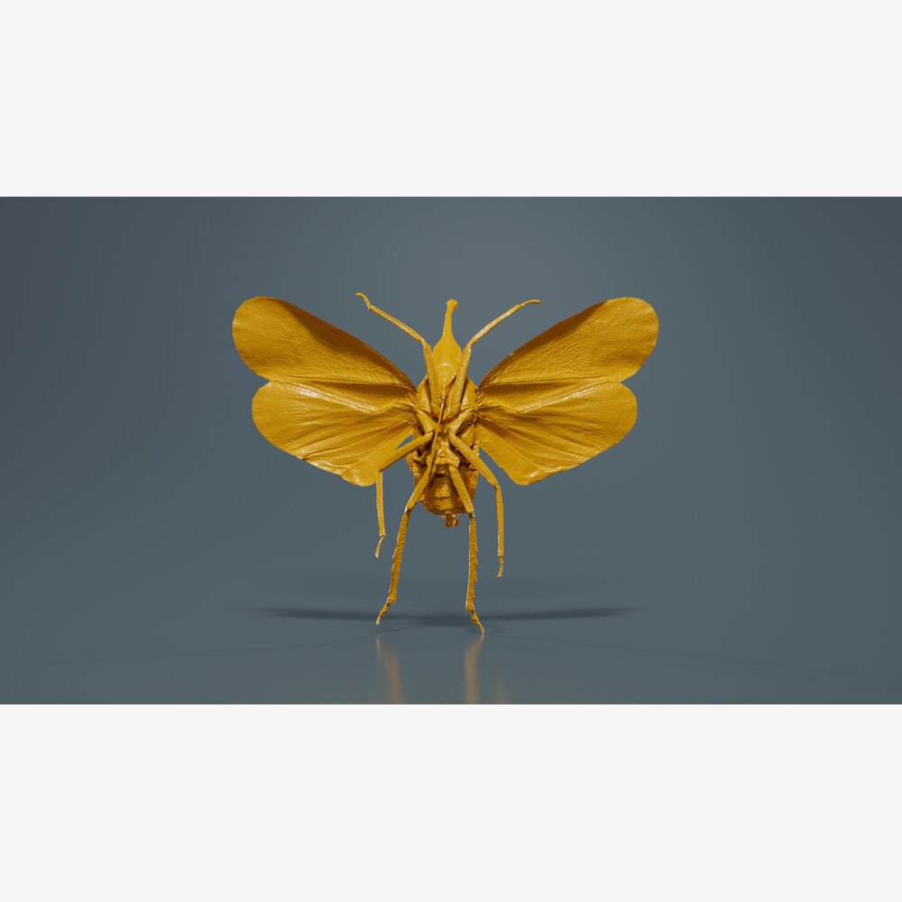 Pyrops Hamdjahi Peleng 3D model - Download Insects on 3DModels.org