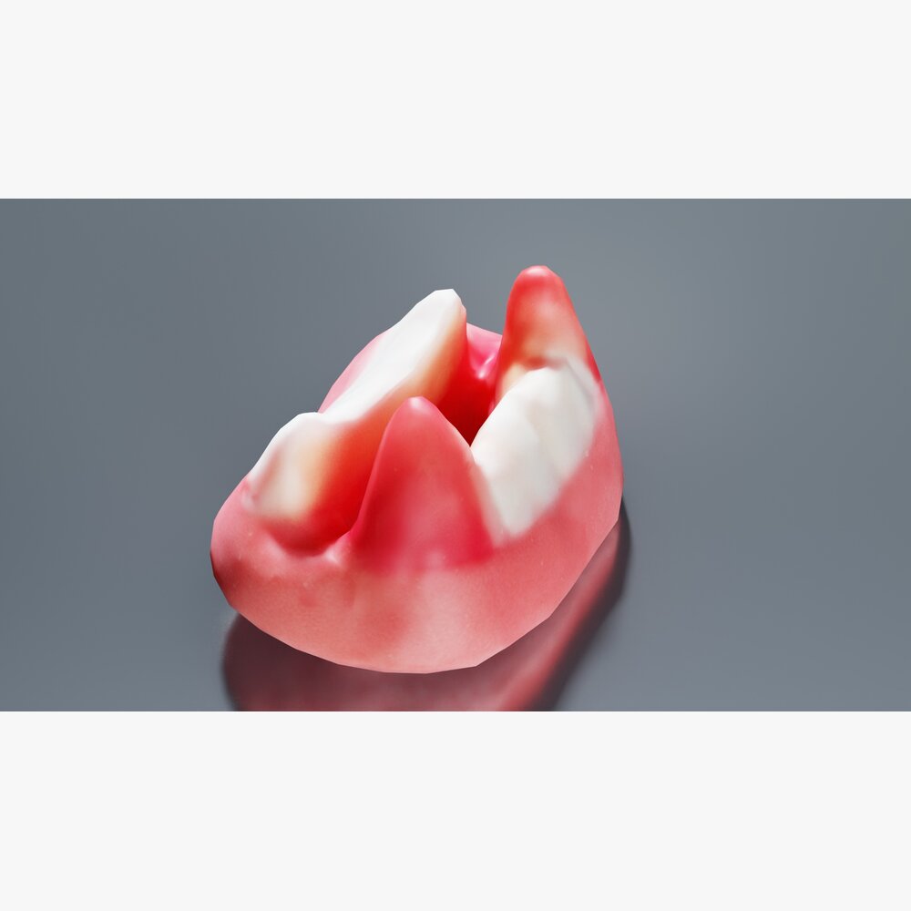 Vampire Teeth 3D model - Download Dessert on 3DModels.org