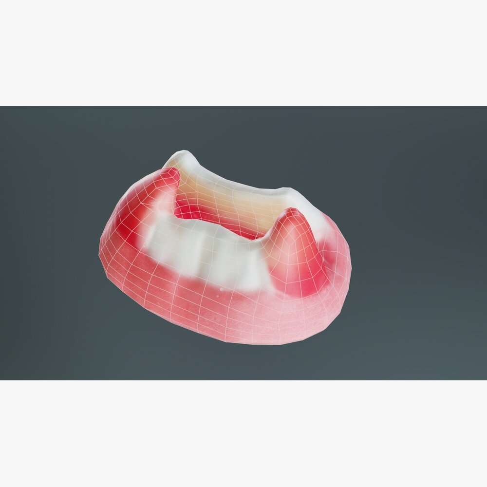 Vampire Teeth 3D model - Download Dessert on 3DModels.org