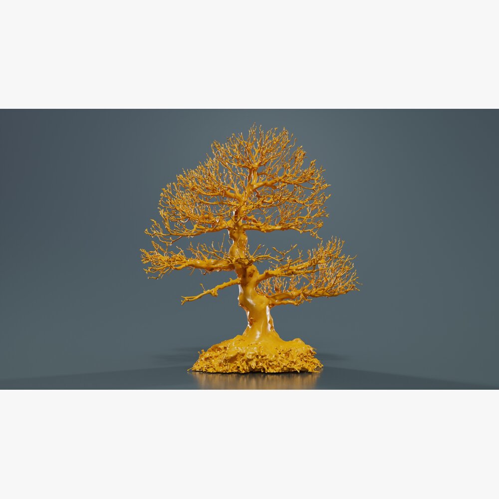 Dried Bonsai Tree with Twisted Gnarled Branches 3D model - Download ...