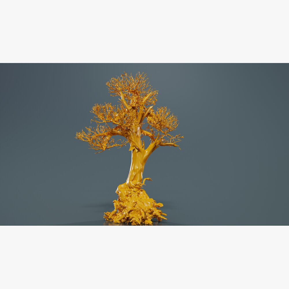 Dead Bonsai with Gnarled Branches and Roots 3D model - Download Trees ...