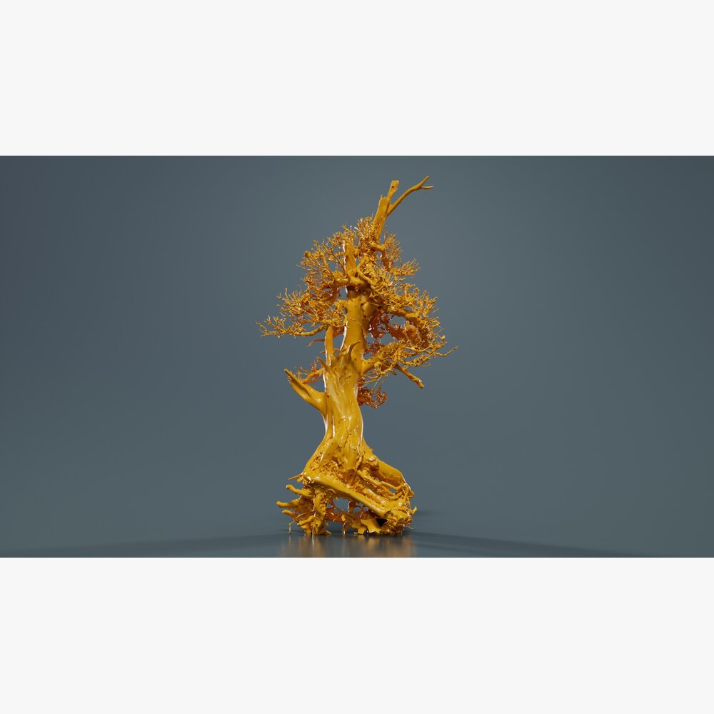 Dried Bonsai Tree with Exposed Gnarled Roots Modelo 3D - Descargar ...