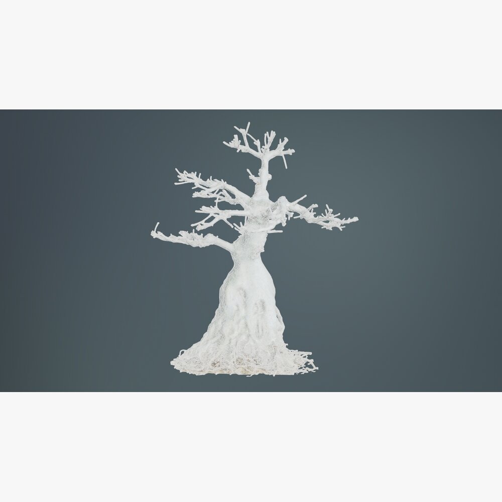 Dead Bonsai Tree with Gnarled Roots 3D model - Download Trees on ...