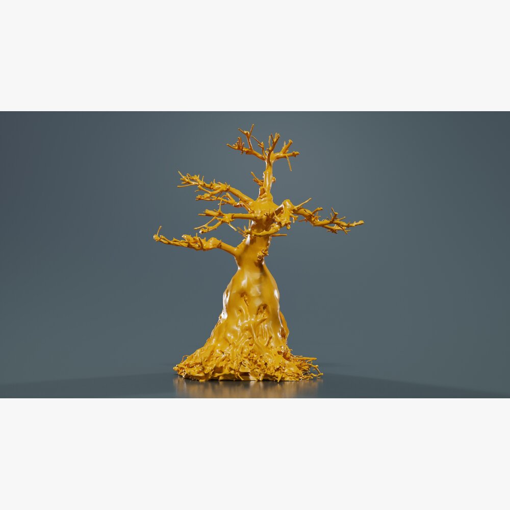 Dead Bonsai Tree with Gnarled Roots 3D model - Download Trees on ...