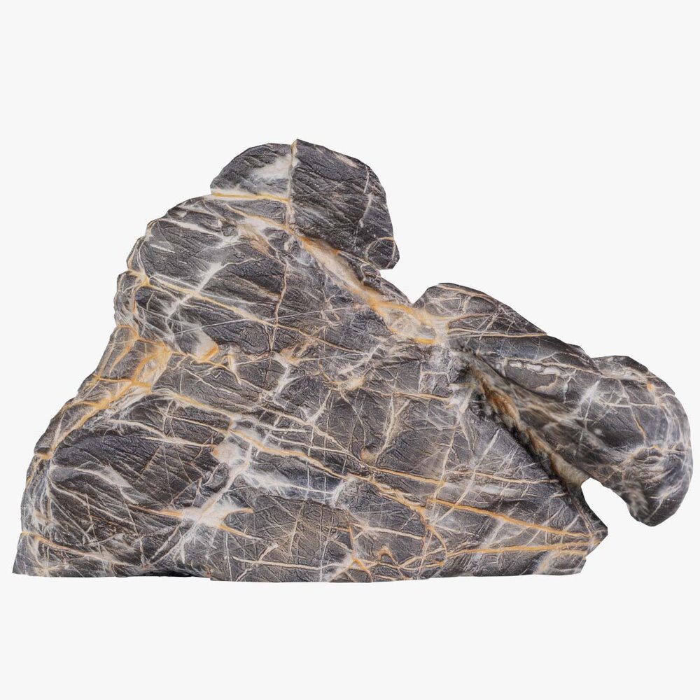 Suiseki Stone with Natural Weathered Texture 3D model - Download ...