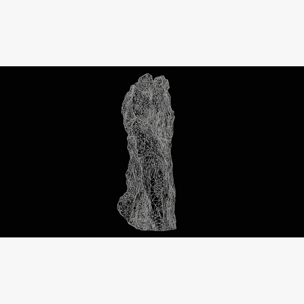 Suiseki Stone with Pink Gradient Texture 3D 모델 - 다운로드 땅의 풍경 on 3DModels.org