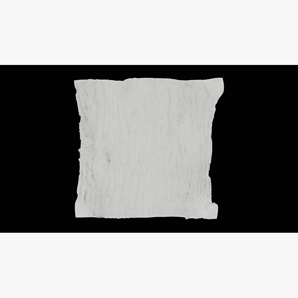 Tree Bark Chunk 3D model - Download Landscapes on 3DModels.org