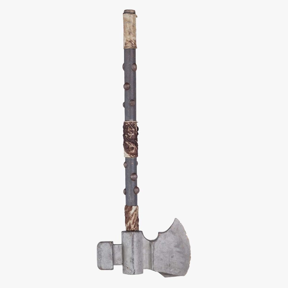 Fur Axe 3D model - Download Bladed Weapon on 3DModels.org