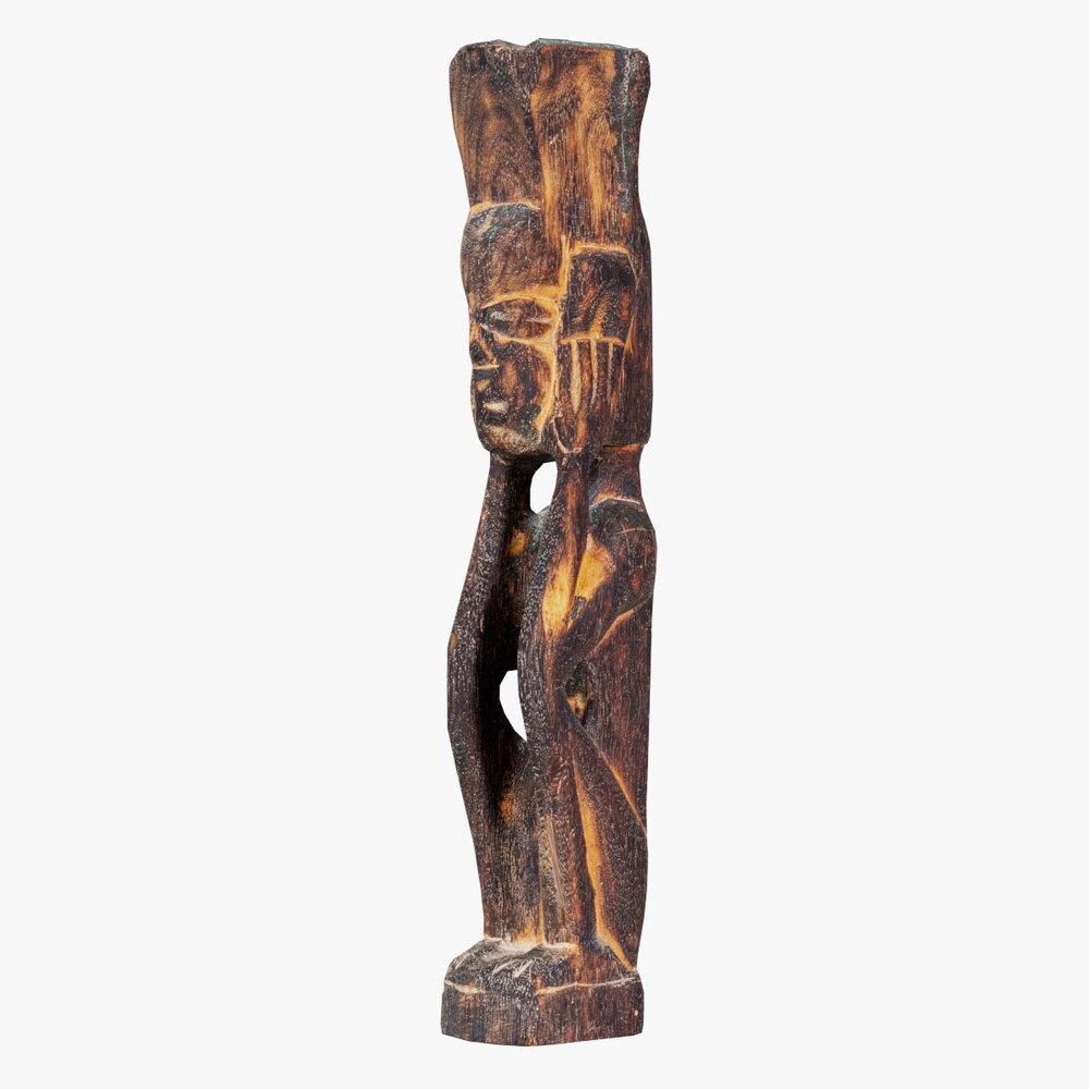 Intricate Wooden Sculpture 3D model - Download Sculptures on 3DModels.org