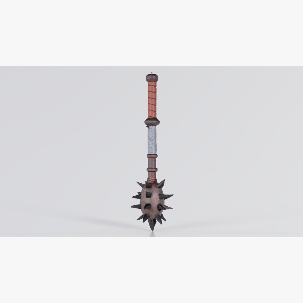 Medieval Spiked Mace 3D 모델 - 다운로드 Bladed Weapon on 3DModels.org
